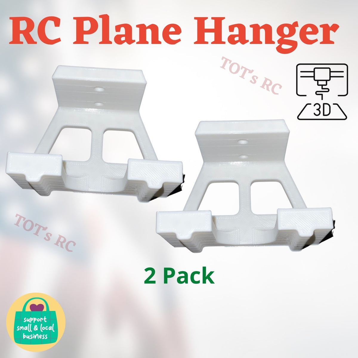 RC Plane Ceiling Hanger 3D Printed For RC Plane Made in USA - ToTsRC – ToTsRC/ToTsRETRO
