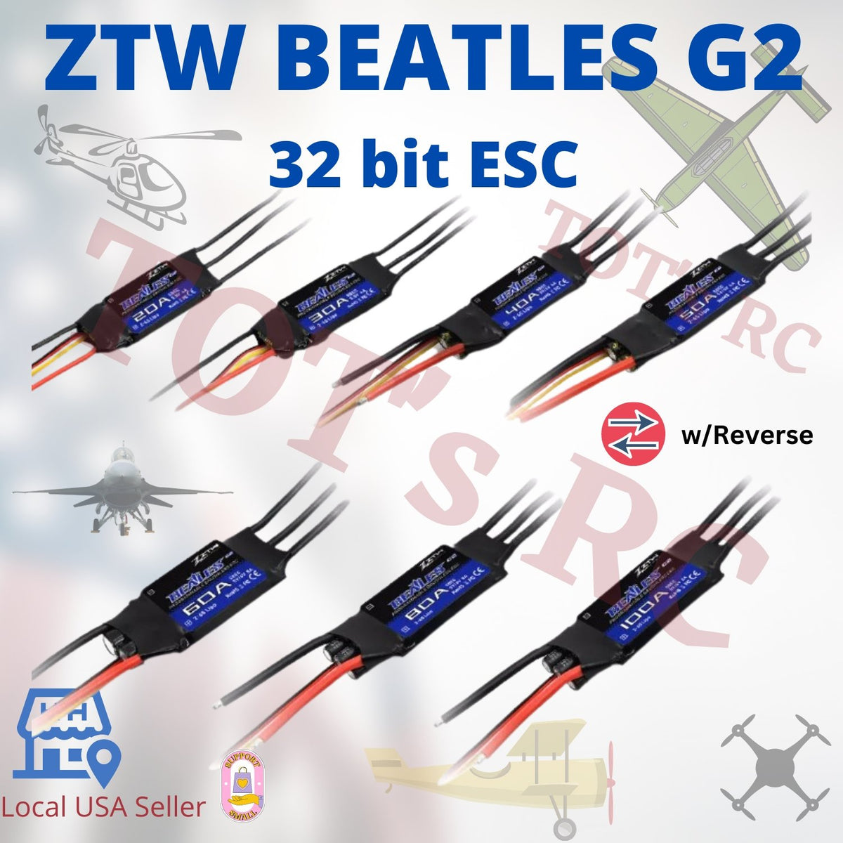 ZTW Beatles G2 32bit ESC - ToTsRC – ToTsRC/ToTsRETRO