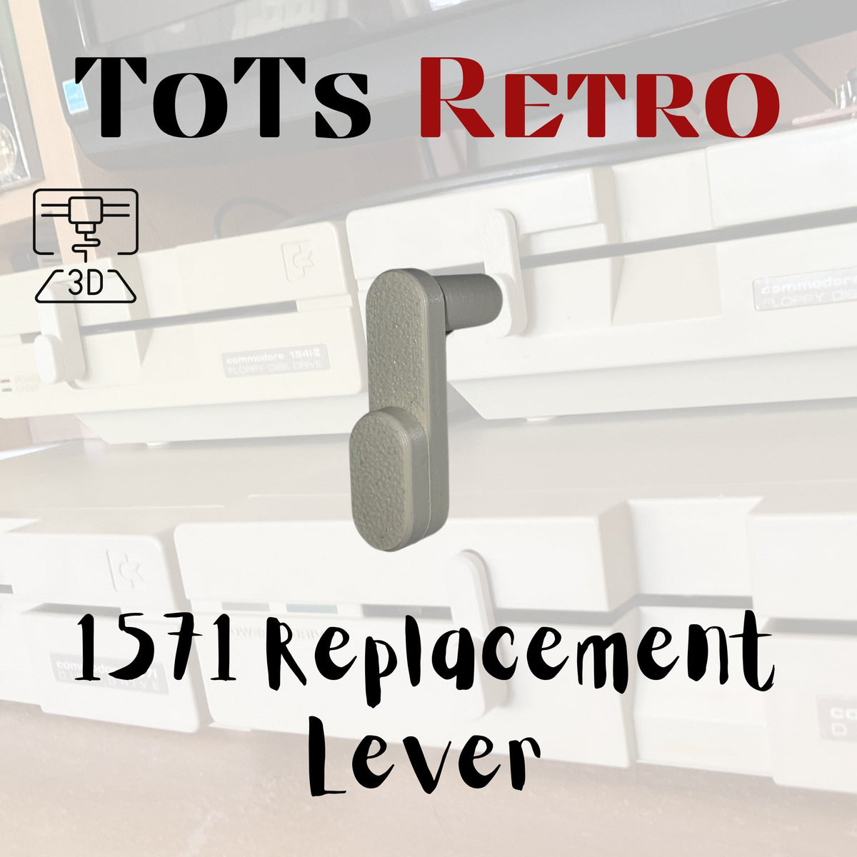 Commodore 1571 Disk Drive Lever 3d Printed CBM – ToTsRC/ToTsRETRO