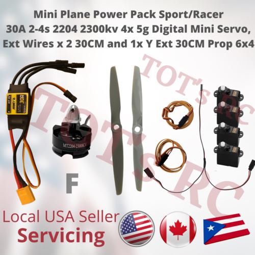 Mini Scratch Build Kit A/F 30A ESC 3s-4s ESC | DS-s002 5g Micro Servo ...