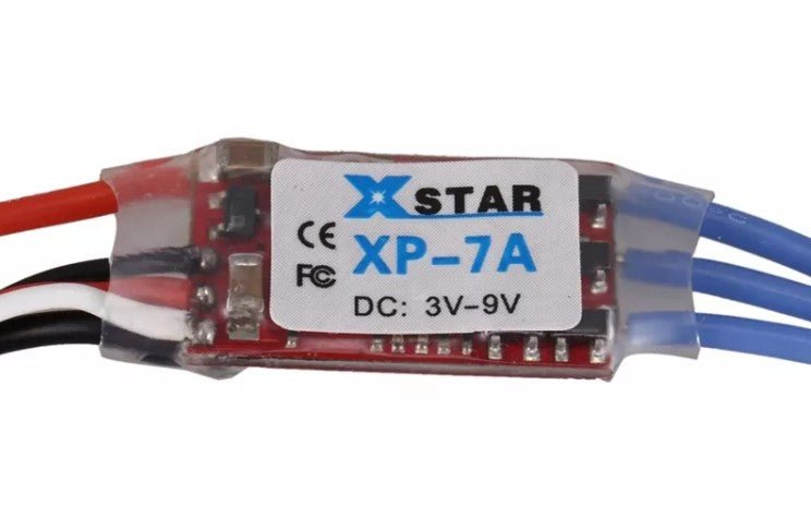 X-Star XP-7amp 1s or 2s Brushless ESC BEC 5v 1a - ToTsRC – ToTsRC/ToTsRETRO